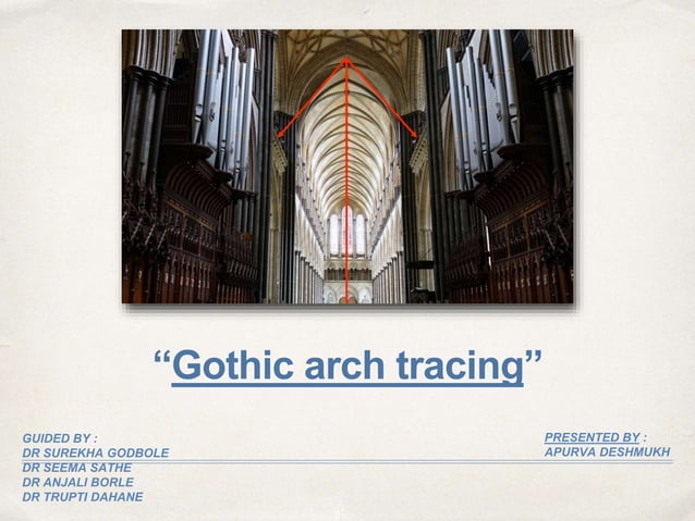 Gothic arch tracing. | PPTX | Oral care | Personal Care