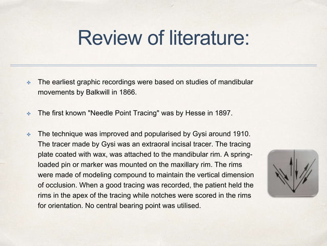 Gothic arch tracing. | PPTX | Oral care | Personal Care