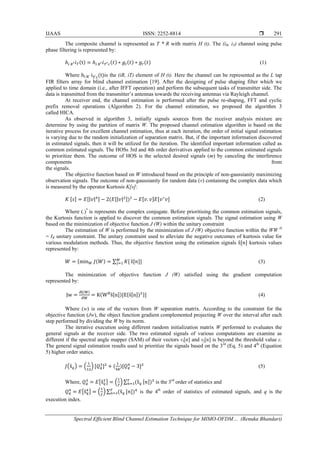 Spectral Efficient Blind Channel Estimation Technique for MIMO-OFDM Communications | PDF ...