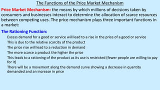 Price determination via the market mechanism | PPT