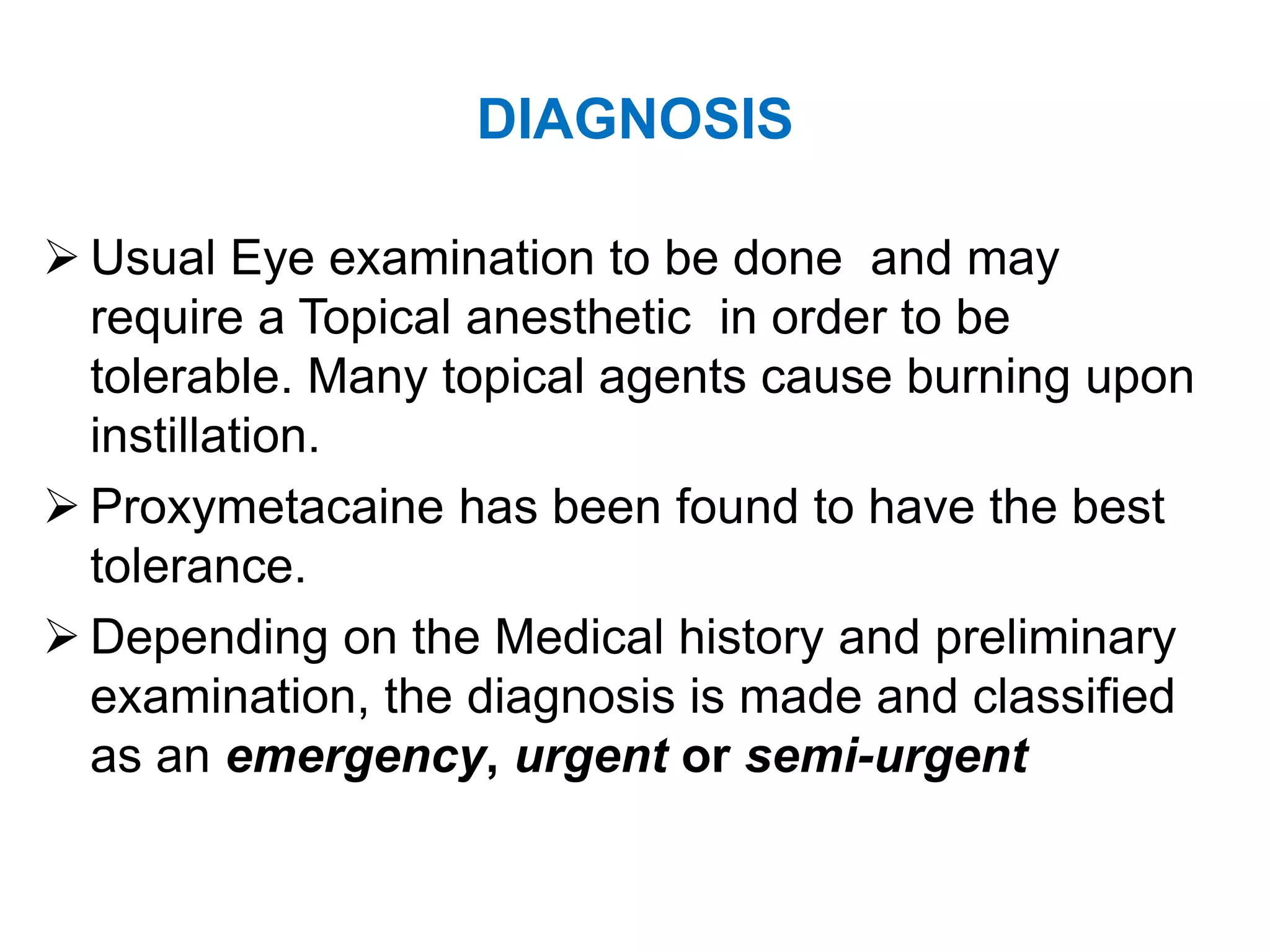 11. ocular emergencies and their prevention | PPTX
