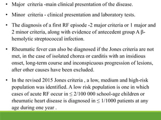 11. Rheumatic fever and Rheumatic heart diseases | PPTX