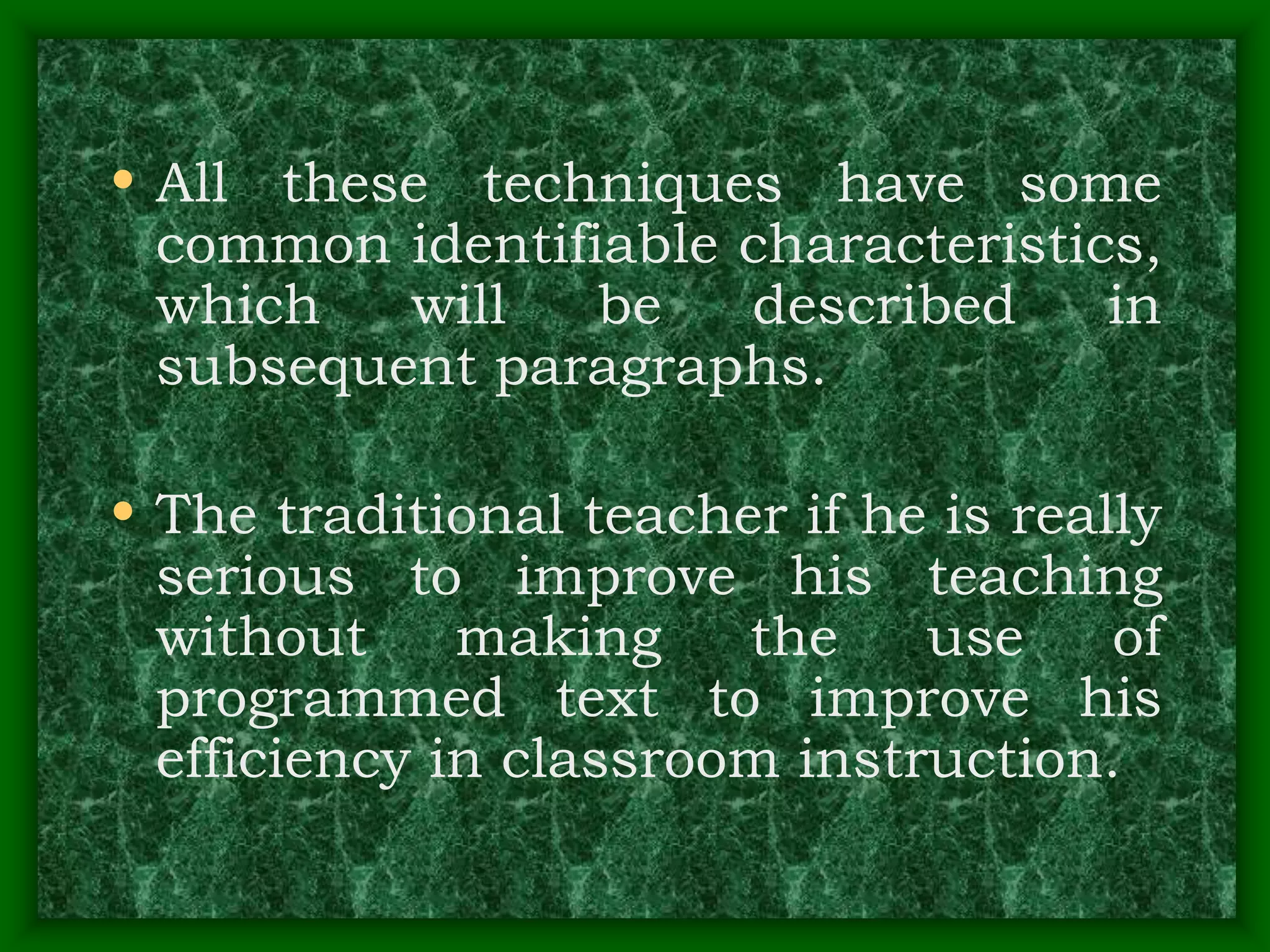 Methods of Teaching - Individualised instruction | PPSX