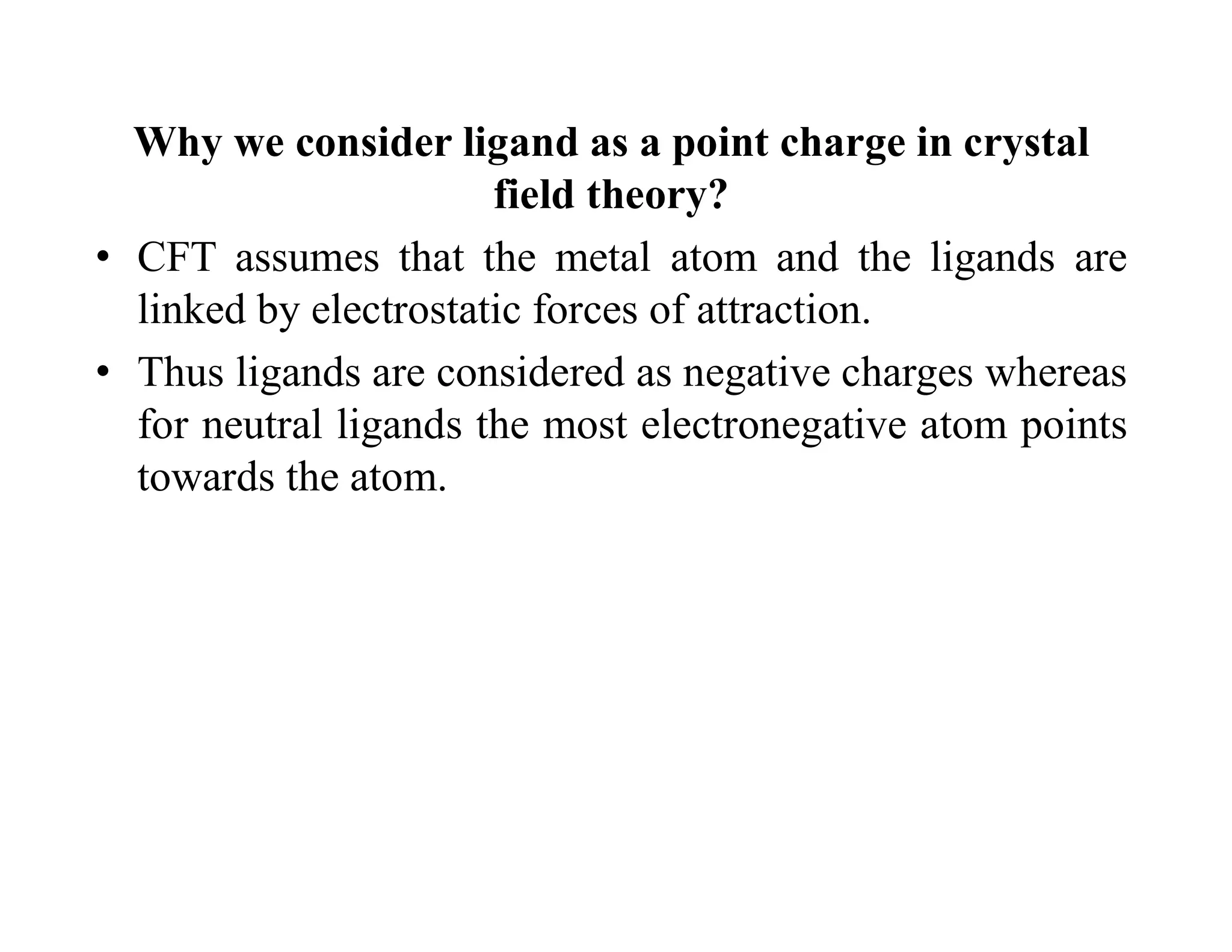 Crystal Field Theory (CFT) | PDF | Chemistry | Science