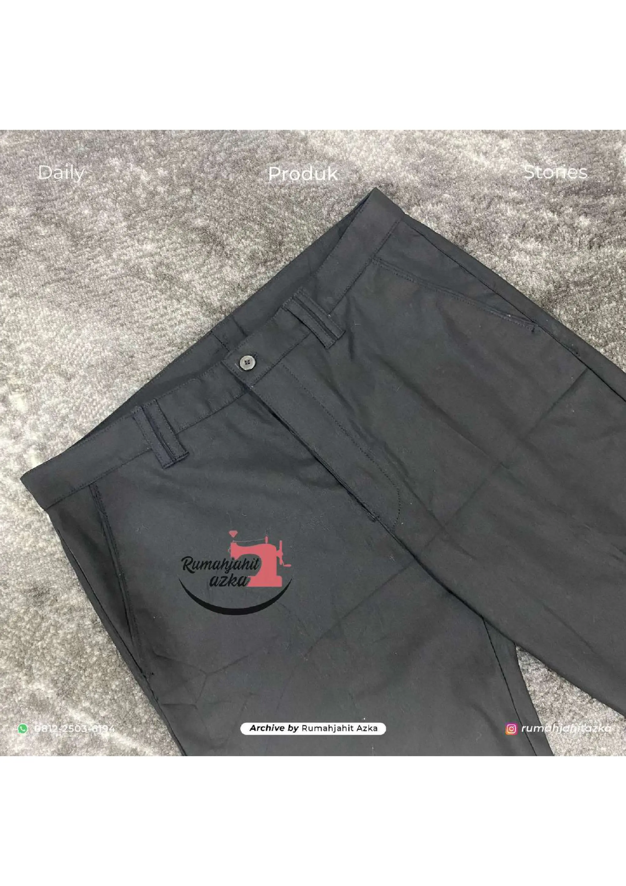 Jahit Custom Celana by Rumah Jahit Azka | PDF