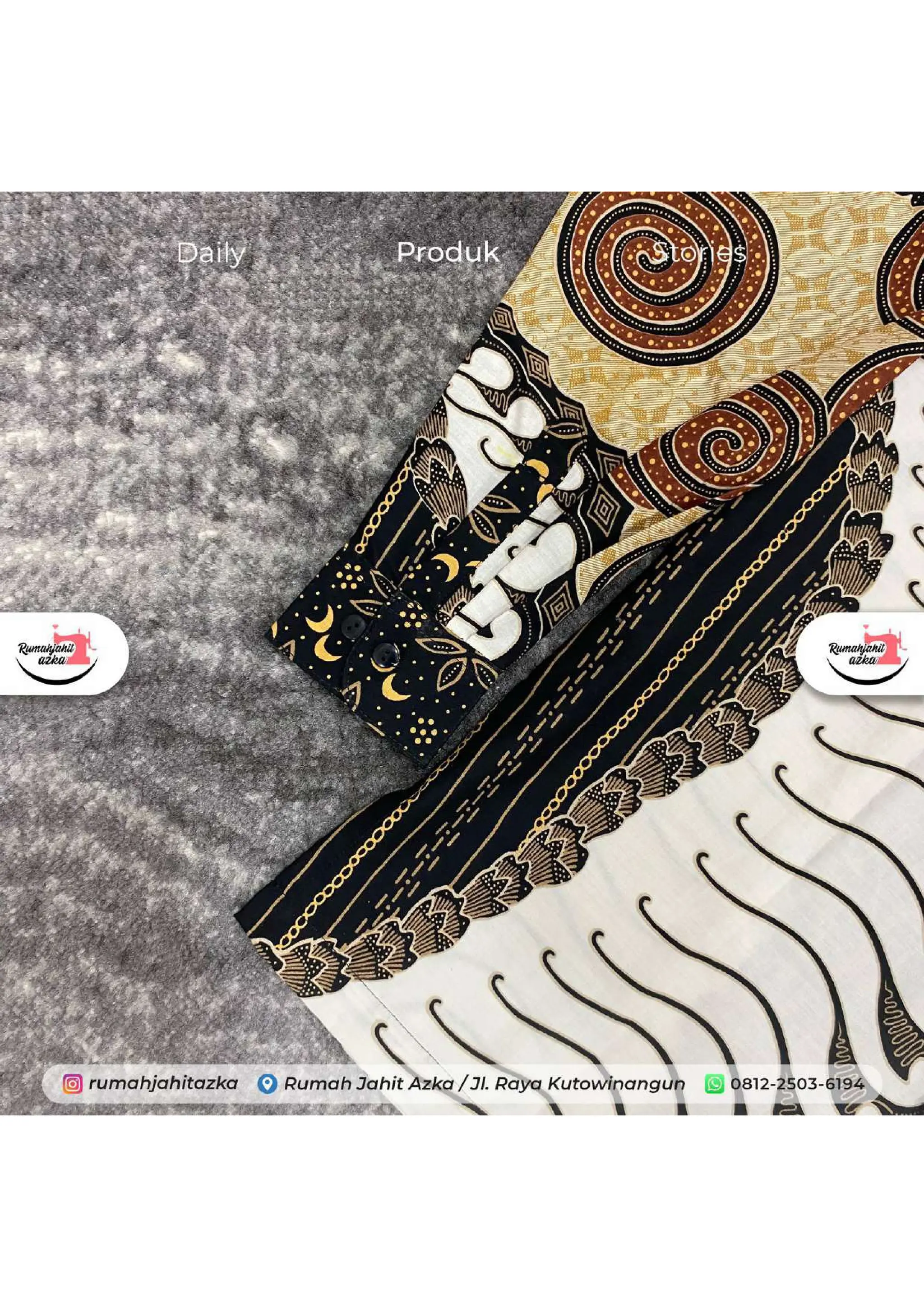 TAMPIL KEKINIAN! WA 081225036194, Kemeja Batik Pria Modern Model by ...