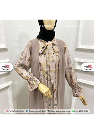 AMAN TERPERCAYA! WA 081225036194, Model Long Dress Outer Wanita by ...