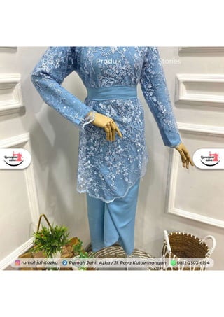 PENJAHIT MODERN! Wa 0812-2503-6194, One Set Brukat Kondangan by Rumh ...
