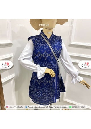 MODEL KEKINIAN! WA 081225036194, Outer Batik Tenun Tunik Kekinian by ...