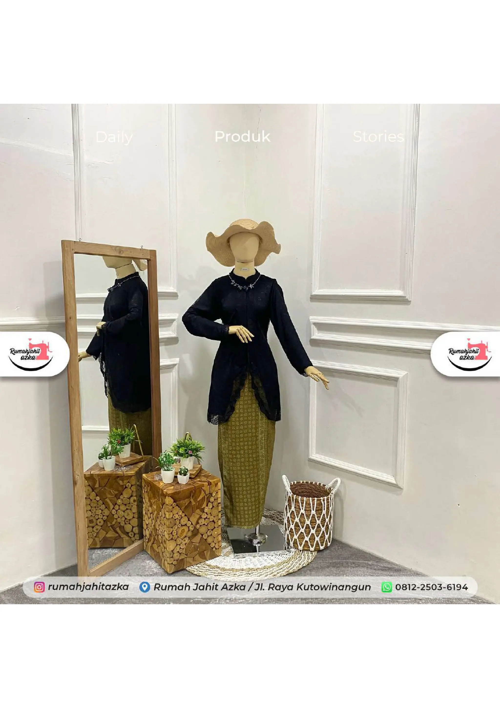 TAMPIL KECE! WA 081225036194, Setelan Kebaya Rok Batik by Rumah Jahit ...