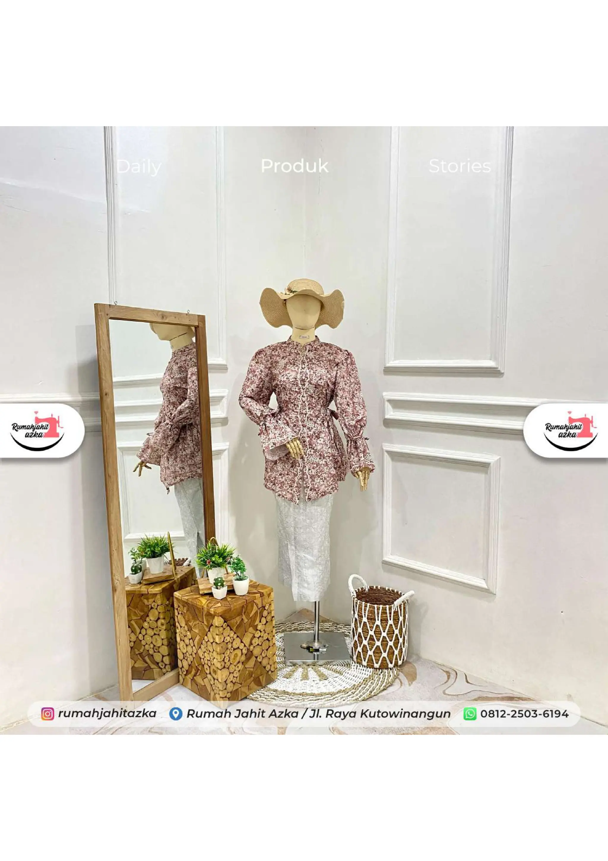 JAHIT BAJU APIK! WA 081225036194, Atasan Kebaya Terbaru by Rumah Jahit ...