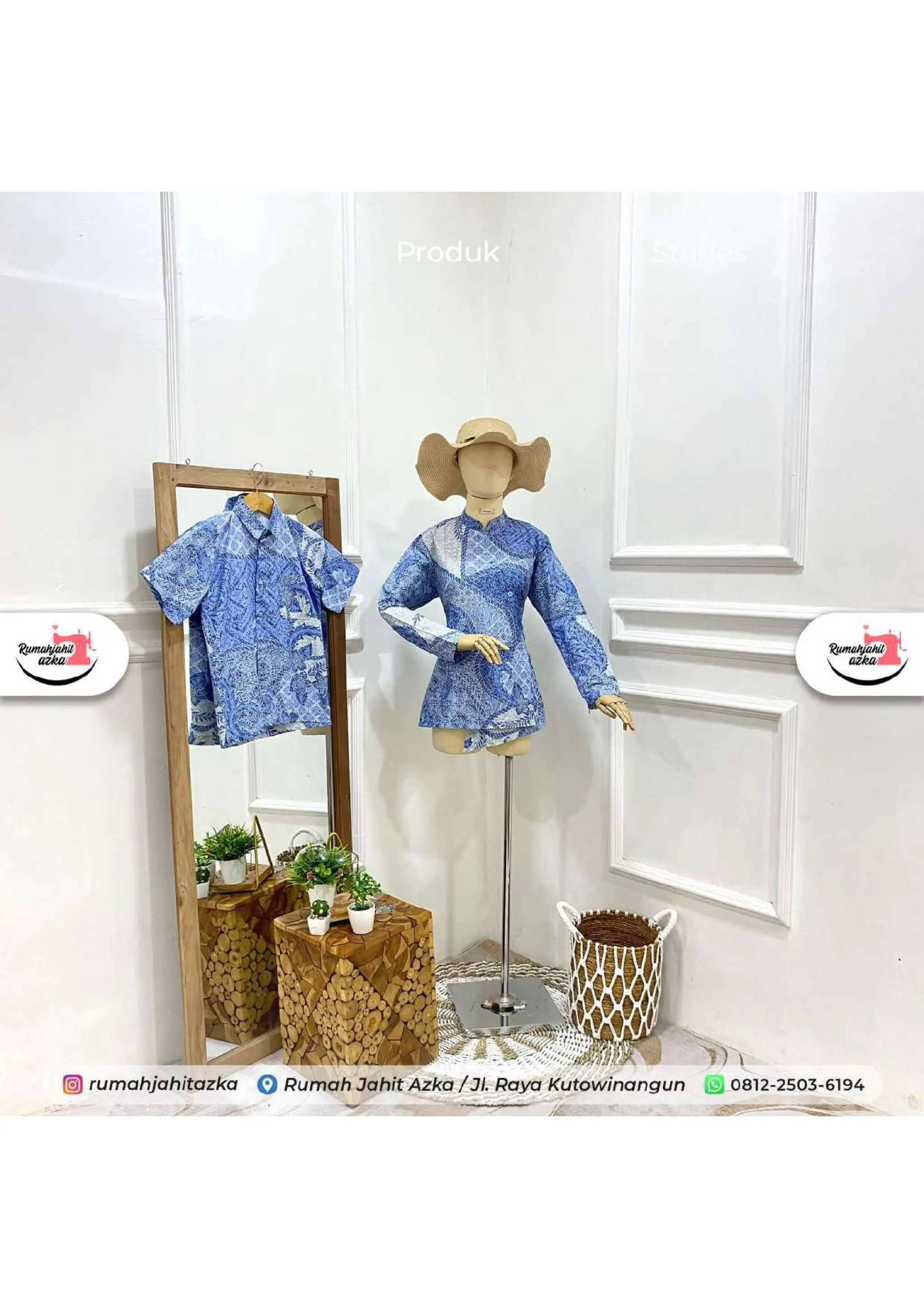 TAMPIL MENARIK! 081225036194, Atasan Batik Couple Kekinian by Rumah ...
