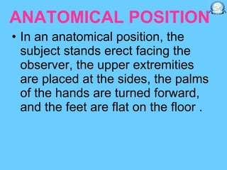 11.20 (dr. nand lal) terminologies anatomical positions anatomical ...