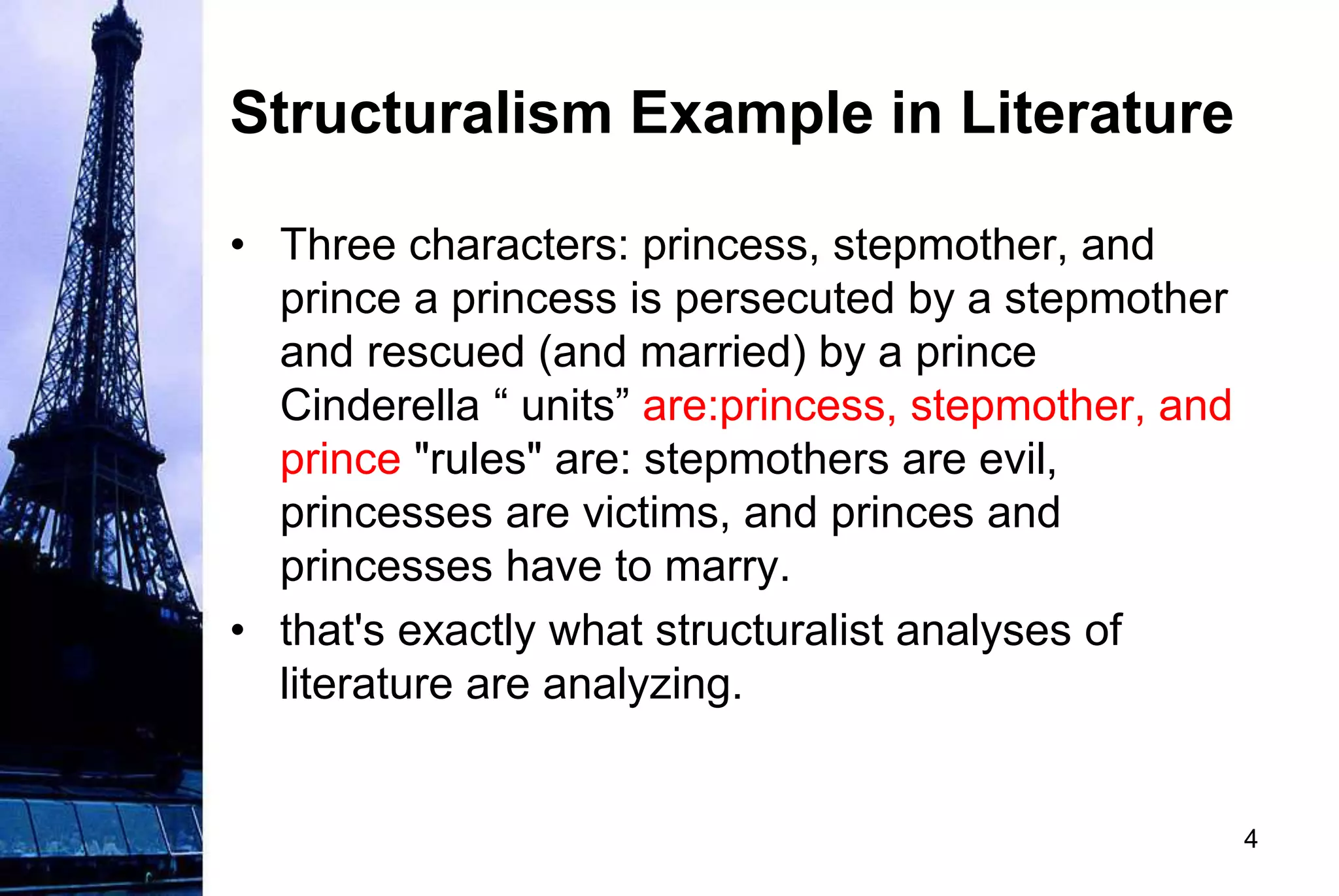 11. intro to lang. saussure, structuralism | PPT