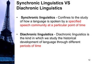11. intro to lang. saussure, structuralism | PPT