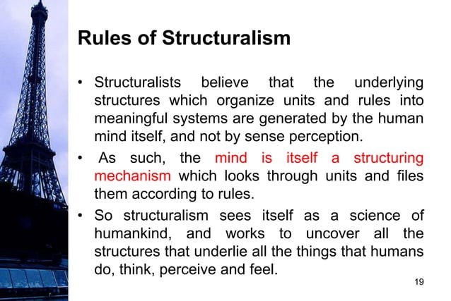 11. intro to lang. saussure, structuralism | PPT
