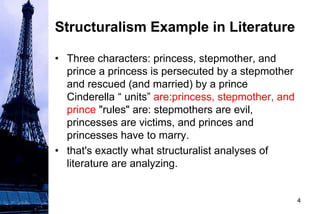 11. intro to lang. saussure, structuralism | PPT