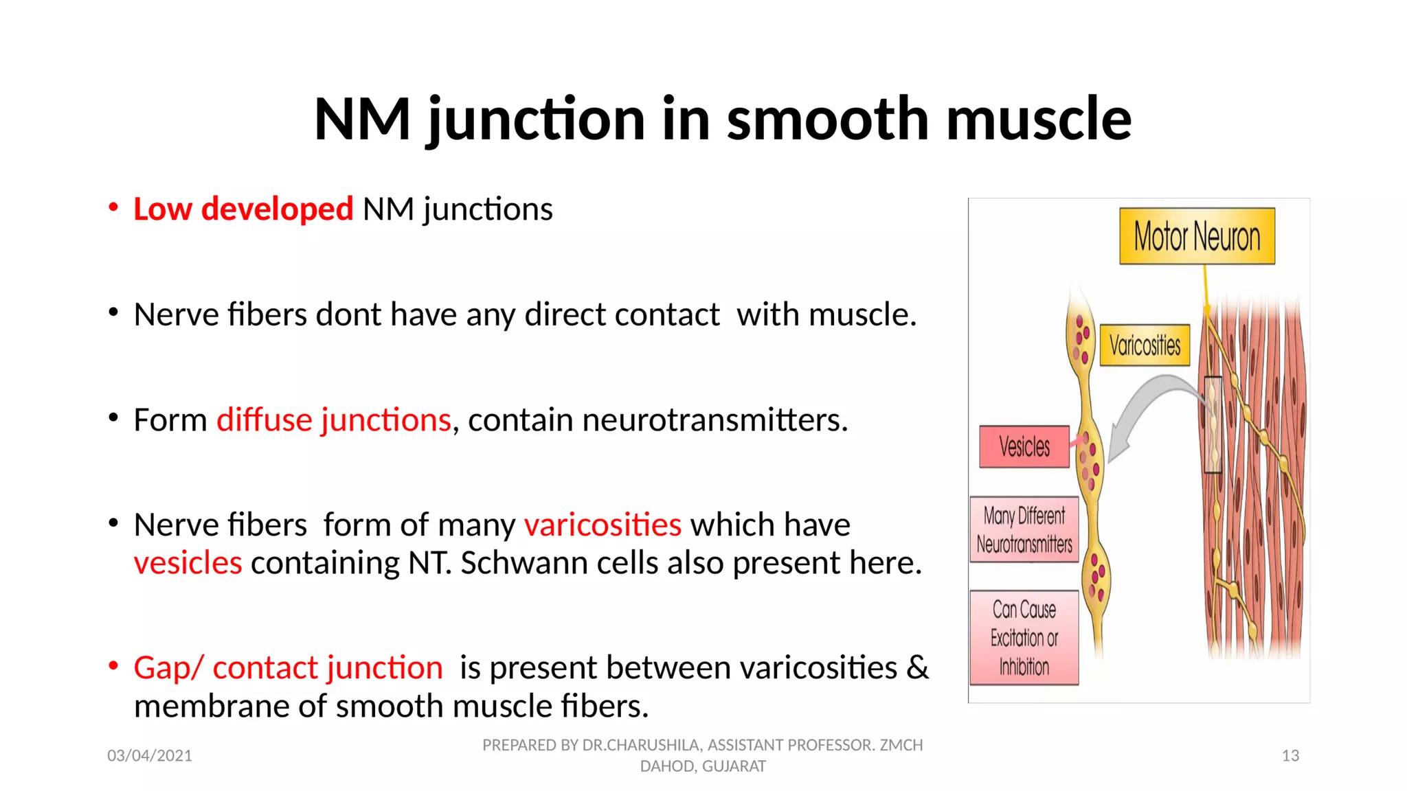 Smooth muscle structure, Smooth muscle potential ,Excitation ...