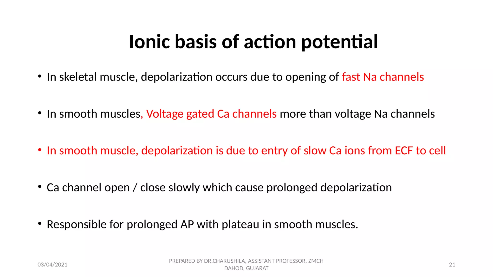 Smooth muscle structure, Smooth muscle potential ,Excitation ...