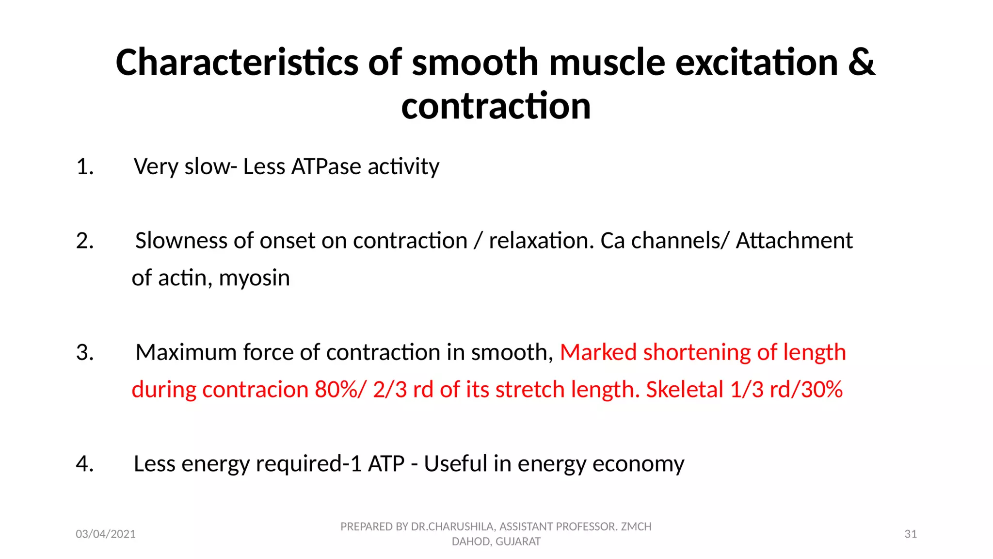 Smooth muscle structure, Smooth muscle potential ,Excitation ...