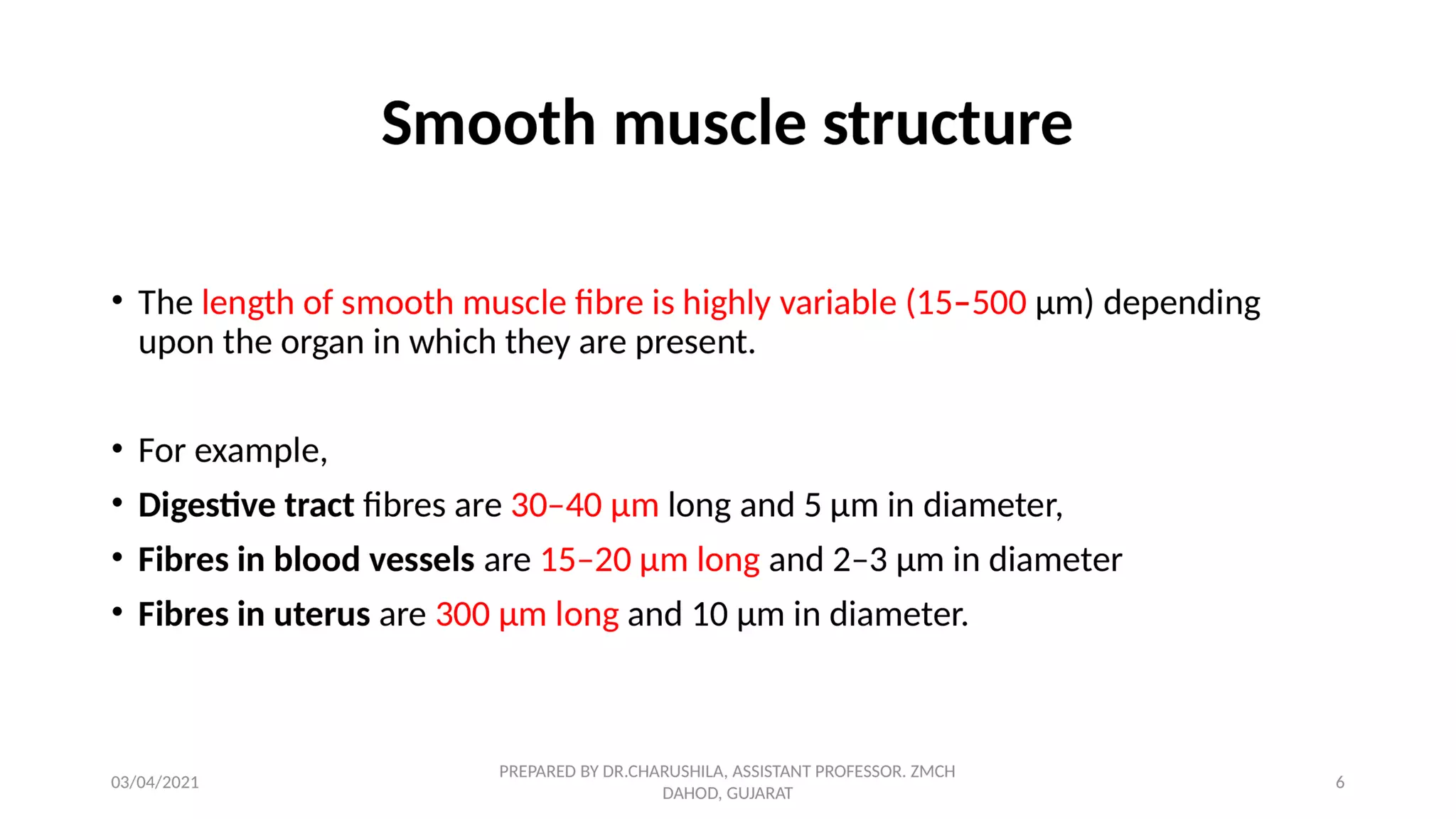 Smooth muscle structure, Smooth muscle potential ,Excitation ...