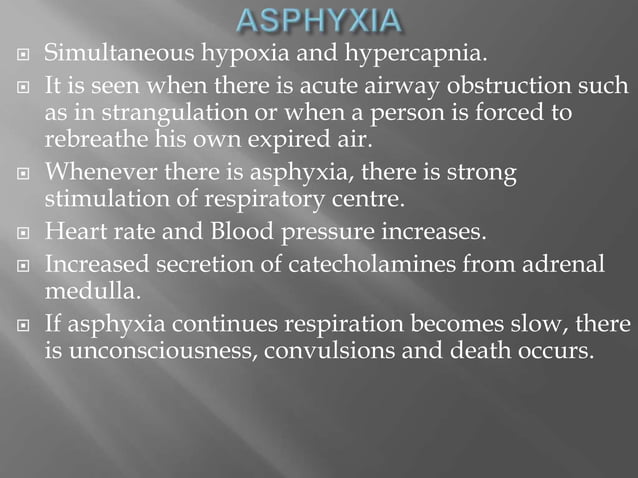 Abnormal Types of Breathing, Hypoxia, Cyanosis, Asphyxia | PPTX