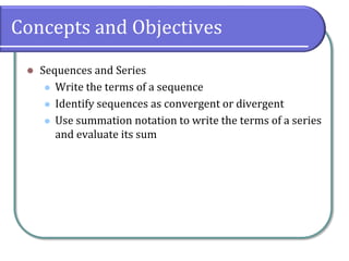 11.1 Sequences and Series | PPT