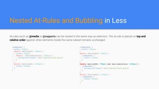 CSS Less framework overview, Pros and Cons | PPT