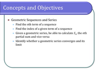 11.3 Geometric Sequences and Series | PDF | Science