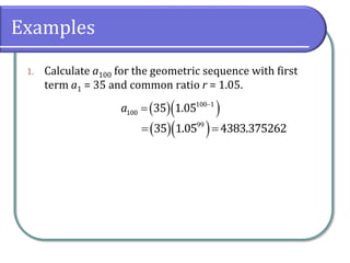 11.3 Geometric Sequences and Series | PDF