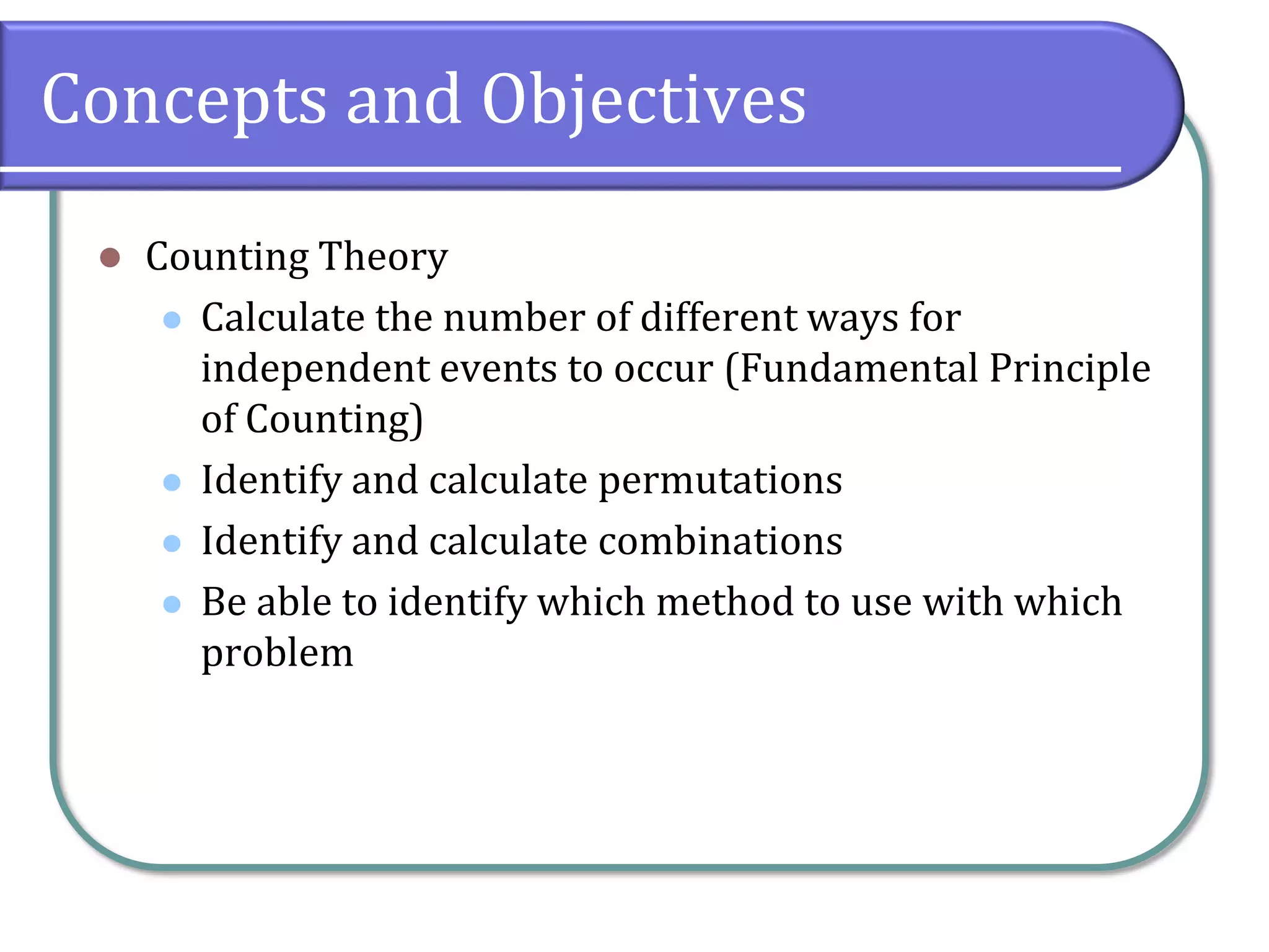 11.6 Counting Theory | PDF