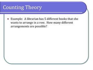 11.6 Counting Theory | PDF