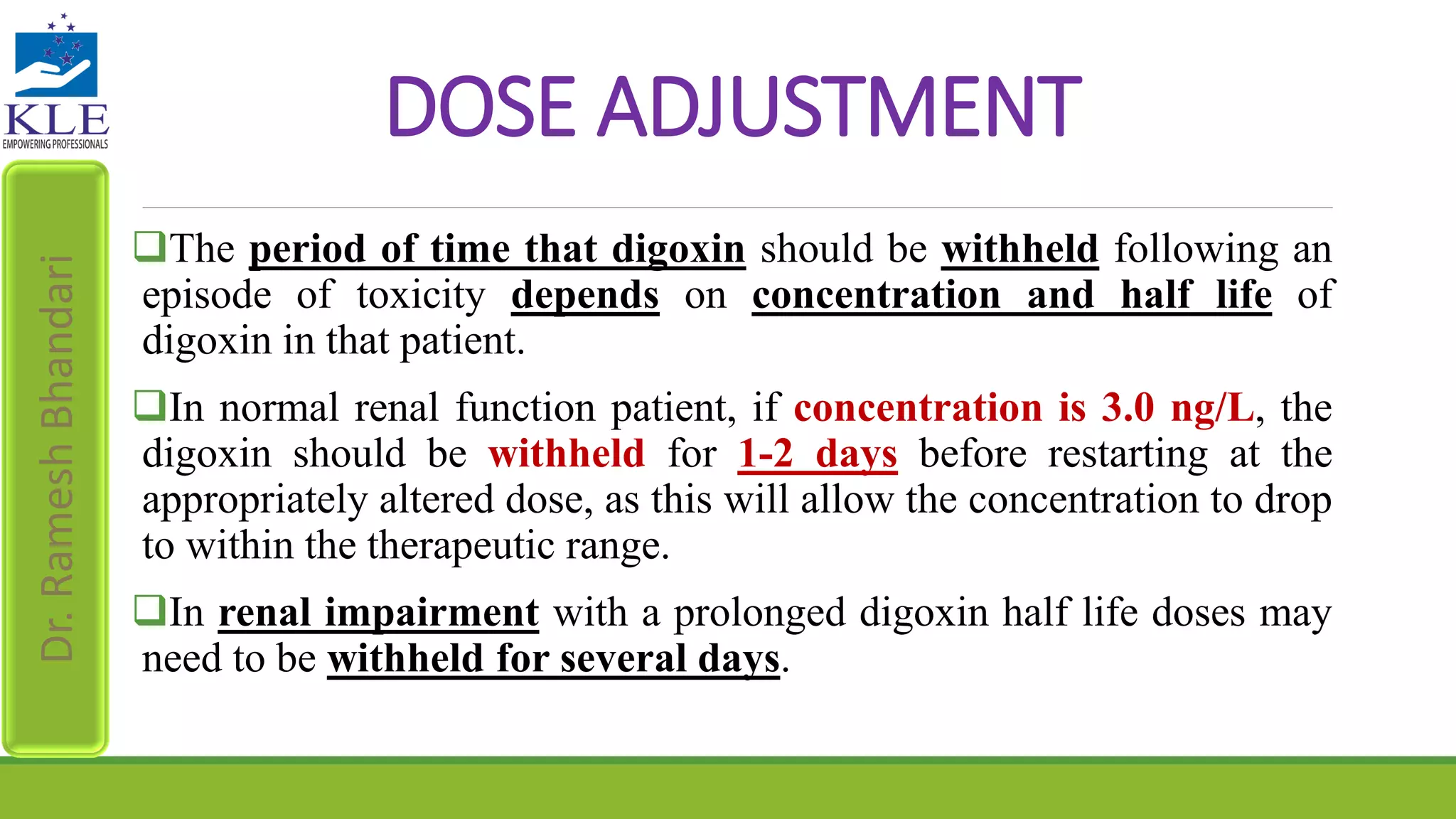 TDM of drugs used in cardiovascular diseases | PDF