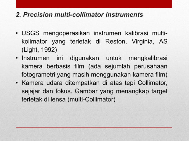 Cara Kalibrasi Kamera Fotogrametri Dalam Pekerjaan Survei | PDF