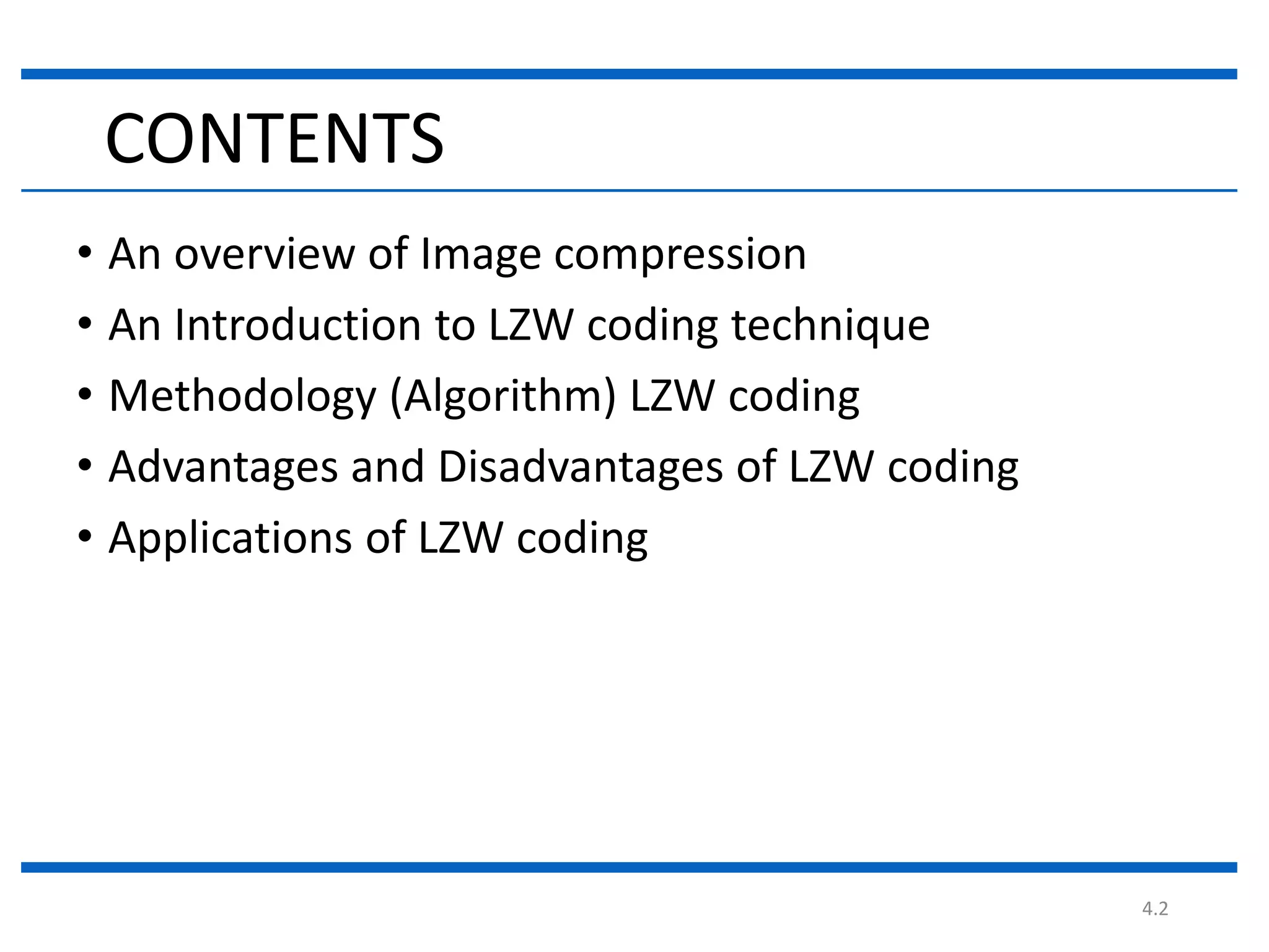 11. lzw coding | PPTX