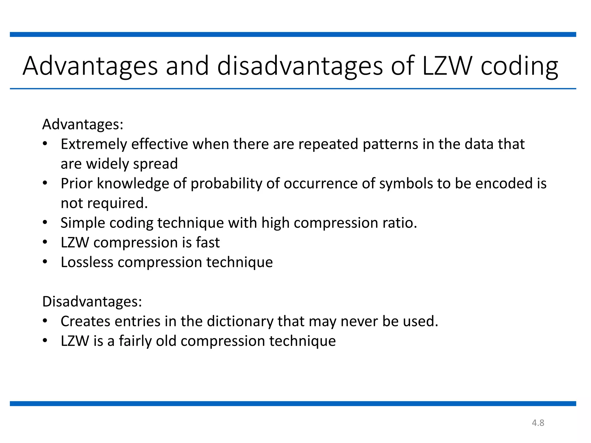 11. lzw coding | PPTX