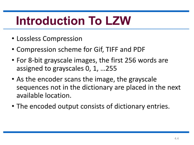 11. lzw coding | PPT