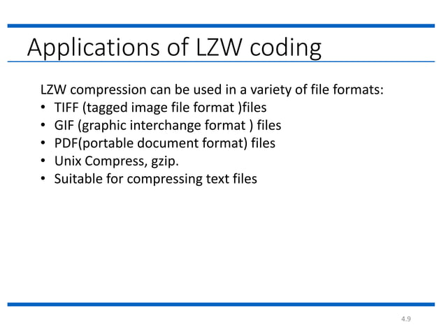 11. lzw coding | PPT