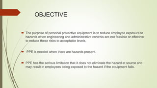 PERSONAL PROTECTION EQUIPMENEMT | PPTX