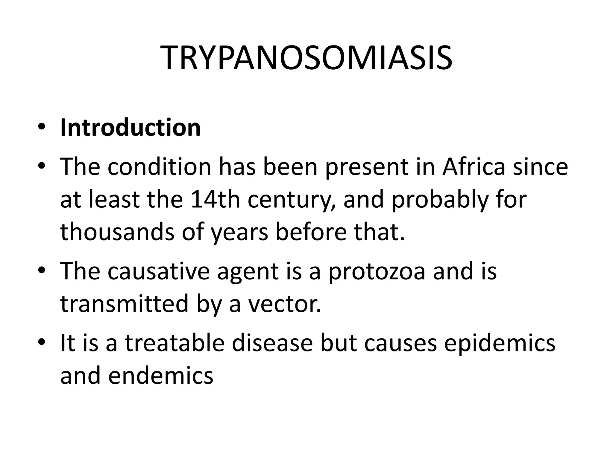 11. trypanosomiasis | PPT