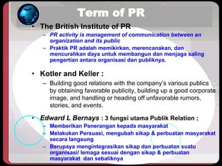 Managing Relationship PR with Government & Media | PPT