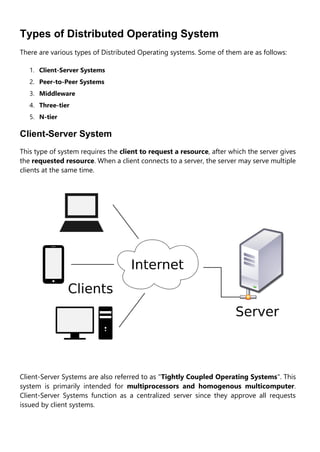 CSI-503 - 11.Distributed Operating System | PDF