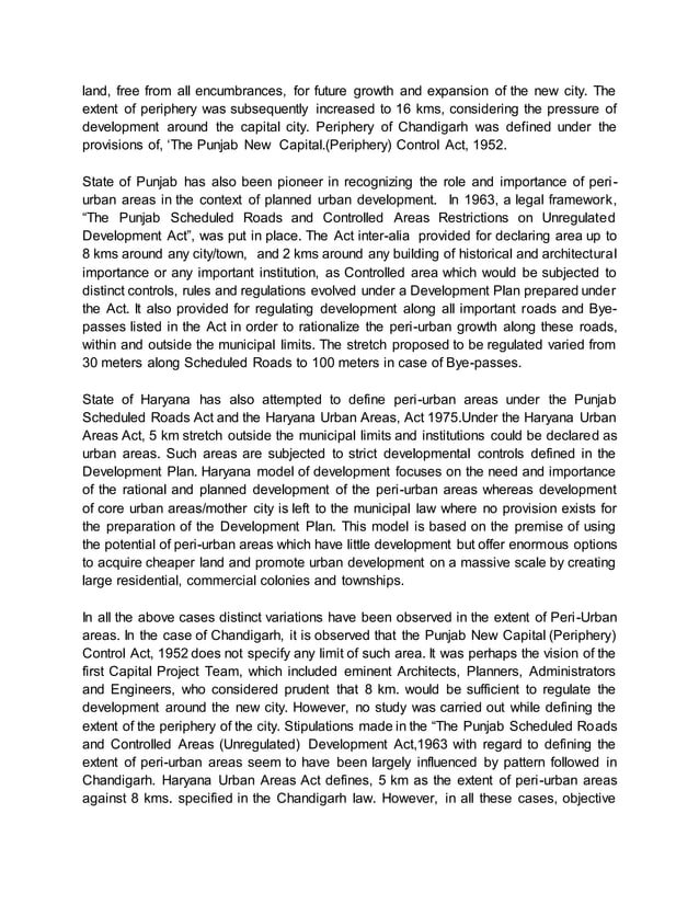 Redefining Planning and Development Strategies for Peri-Urban areas ...