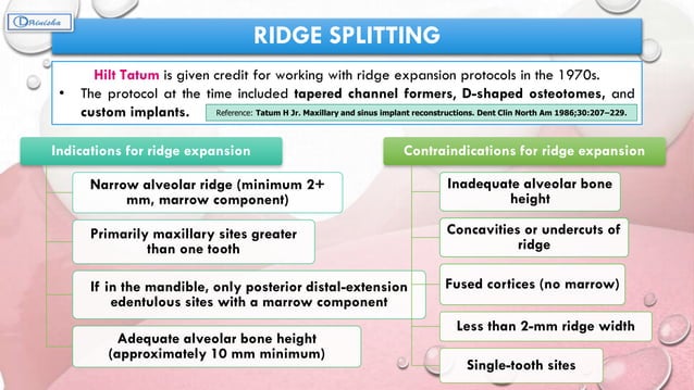 Ridge augmentation | PPTX