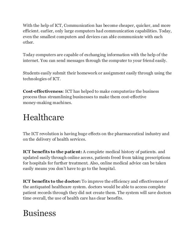 Benefits of ICT in 7 different sectors Edifyclue.pdf