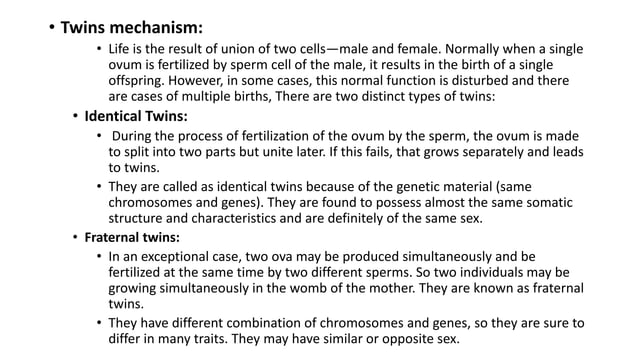 HEREDITY & ENVIRONMENT - Psychology .pptx | Reproductive Health ...