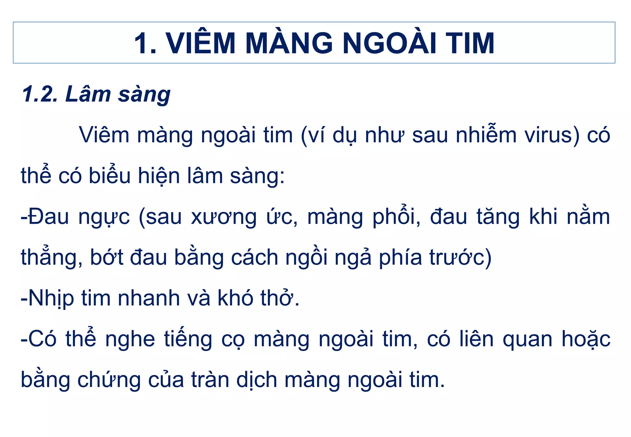 11. ECG VIÊM CƠ TIM - MÀNG NGOÀI TIM.ppt