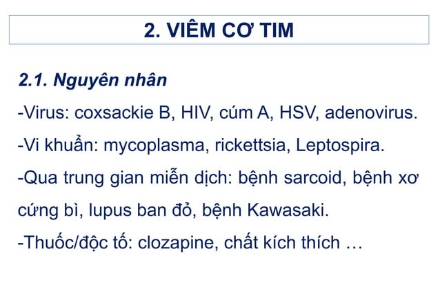 11. ECG VIÊM CƠ TIM - MÀNG NGOÀI TIM.ppt