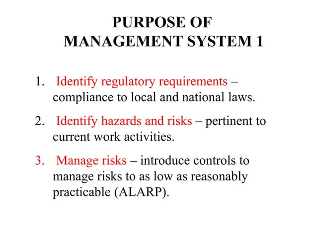 11. CHAPTER 2.0 OHS MANAGEMENT SYSTEM.pdf | Human Resources | Business