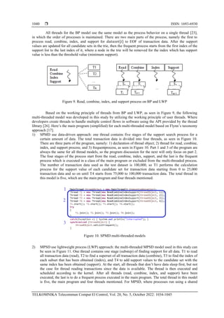 Multi-threaded approach in generating frequent itemset of Apriori algorithm based on trie data ...